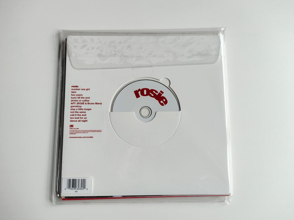 ALBUM UNBOXING: Rosé – rosie – Ash Talks Kpop